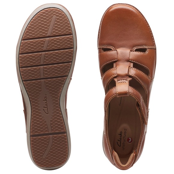 Clarks | Shoes | Clarks Appley Strap Sandals In Tan Nwot | Poshmark